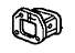 71198-SNA-A02 - Genuine Honda Spacer, L. FR. Bumper Side