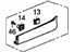 91513-SMG-E01 - Genuine Honda Clip, RR. Wheel Arch Garnish