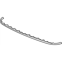 71110-TGG-A00 - Genuine Honda Spoiler, FR. Bumper Air