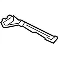 71598-TGG-A01 - Genuine Honda Spacer, L. RR. Bumper Side