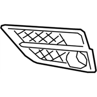 71102-THR-A10 - Genuine Honda Cover, R. Foglight