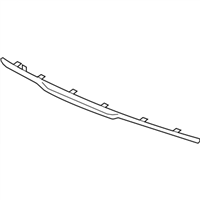 74902-TLA-A01 - Genuine Honda Cover, Tailgate Spoiler