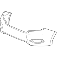 04715-TBA-A00ZZ - Genuine Honda Face,RR Bumper