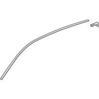 73153-T0A-003 - Genuine Honda Molding,R Drip Side