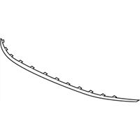 71503-T3L-A51 - Genuine Honda Molding, RR. Bumper