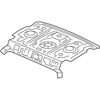 66500-TBA-A00ZZ - Genuine Honda Parcel Shelf Comp