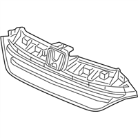 71121-TLA-A00 - Genuine Honda Base, FR. Grille