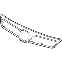 71125-T3Z-A01 - Genuine Honda Molding Upr,FR Grill