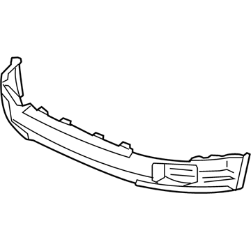 04712-SCV-A80ZZ - Genuine Honda Face, Front Lower Bumper (Dot)