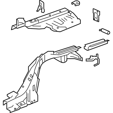 65610-T3L-305ZZ - Genuine Honda Frame, R. RR.