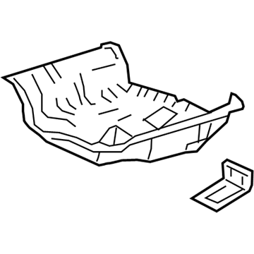 65550-T3V-A00ZZ - Genuine Honda Pan, Spare Tire