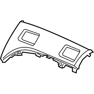 77104-TR6-C01ZA - Genuine Honda Pad Assy., Instrument (Typey)