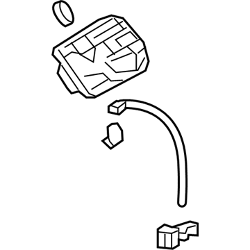 74480-T3V-A00 - Genuine Honda Adapter Assy., Fuel Cap