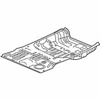 04655-TLA-A00ZZ - Genuine Honda Panel Set, RR. Floor