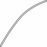 72465-TLA-A01 - Genuine Honda Molding Assy., L. FR. Door Sash