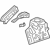 60750-THR-A00ZZ - Genuine Honda Housing, L. FR. Shock Absorber