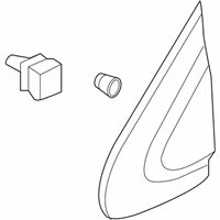 75495-TLA-A01 - Genuine Honda Garnish Assy., L. FR. Pillar Corner