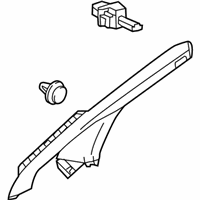 84101-T7W-A01ZA - Genuine Honda Garnish, R. *NH882L*