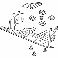 74110-T0A-A00 - Genuine Honda Cover Assembly, Engine (Lower)