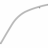 72425-TBG-A01 - Genuine Honda Molding Assy., R. FR. Door Sash