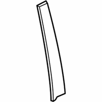 72930-TLA-A01 - Genuine Honda Garnish, R. RR. Door Center Pillar