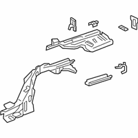 65660-T2F-305ZZ - Genuine Honda Frame Comp L,Rear