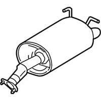 18307-T1W-A01 - Genuine Honda Silencer Complete, Exhaust