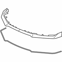 71102-TGH-A00 - Genuine Honda Spoiler, Front (Lower)