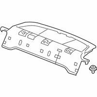 84505-TBG-A01ZA - Genuine Honda RR Tray Base Comp