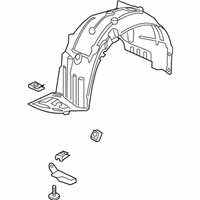 74151-TGH-A00 - Genuine Honda Fender Left, Front Inner
