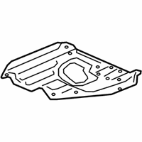 74604-TZ5-A00 - Genuine Honda Plate C, Floor Heat Baffle