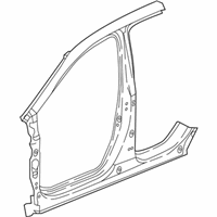 04645-TLA-A00ZZ - Genuine Honda Panel Set, L. FR. (Outer)