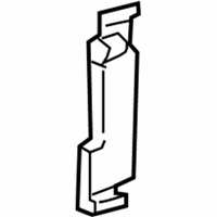 60922-TLA-A00ZZ - Genuine Honda Plate, L. FR. Side Frame
