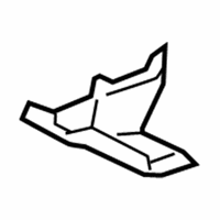 60923-TLA-A00ZZ - Genuine Honda Extension, L. FR. Side Frame (FR)