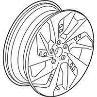 42700-T1W-A91 - Genuine Honda Wheel, Disk Al 18X