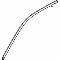 72465-TG7-A01 - Genuine Honda Molding Assy., L. FR. Door Sash