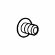 90651-THR-A00 - Genuine Honda Clip, Center Molding