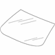 73151-TVA-A01 - Genuine Honda Molding, FR. Windshield (Lower)