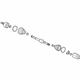 44306-TBC-A51 - Genuine Honda Shaft Assembly, L Drive