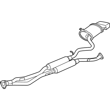 18307-TK5-A11 - Genuine Honda Silencer Complete, Exhaust (R)