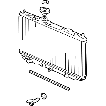 19010-RK1-A61 - Genuine Honda Radiator Complete