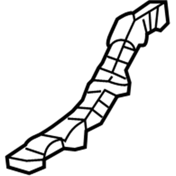 71598-SEA-003 - Genuine Honda Spacer, L. RR. Bumper Side