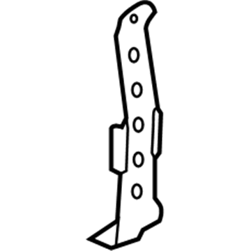 71508-SEA-000 - Genuine Honda Stiffener, R. RR. Bumper Side