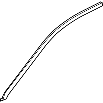 72425-SEA-003 - Genuine Honda Molding, R. FR. Door Sash