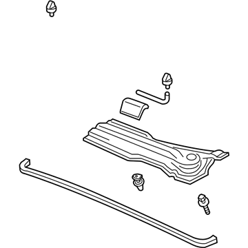 74210-SEA-G01 - Genuine Honda Cowl Top Assy., FR. Driver
