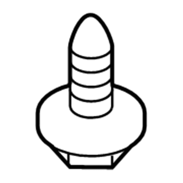 90667-SEP-A01ZA - Genuine Honda Clip, Trunk *NH167L*