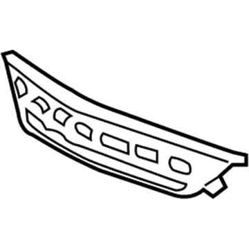 71103-SEA-000 - Genuine Honda Grille, Front Bumper (Lower)