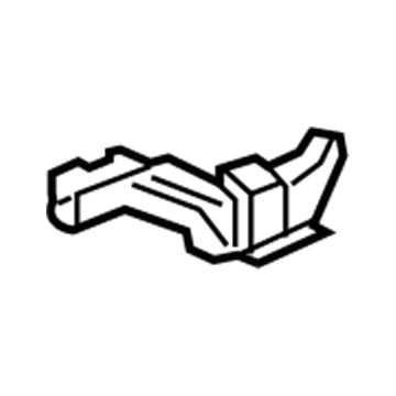 71193-SEA-003 - Genuine Honda Spacer, R. FR. Bumper Side