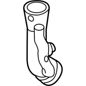 17253-RBB-A00 - Genuine Honda Tube B, Air Inlet