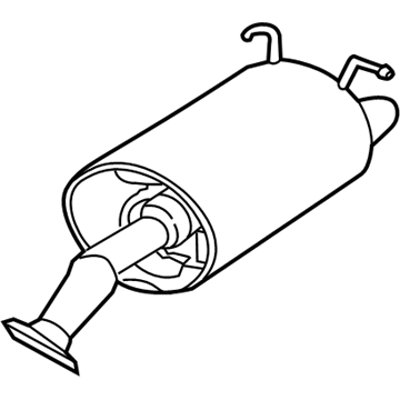 18307-T0G-A02 - Genuine Honda Silencer Complete, Exhaust